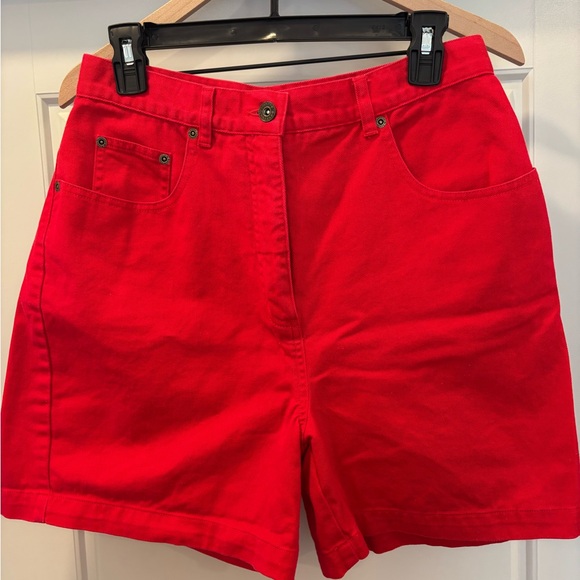 Christopher & Banks | Shorts | Christopher Banks Cherry Red High Waist ...